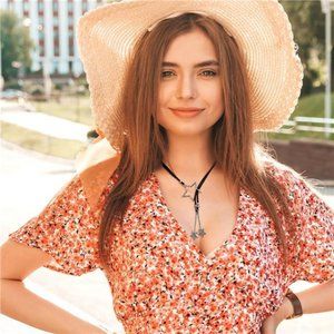 Other | Huasai Brown Suede Choker Necklace For Women Trendy Boho ...